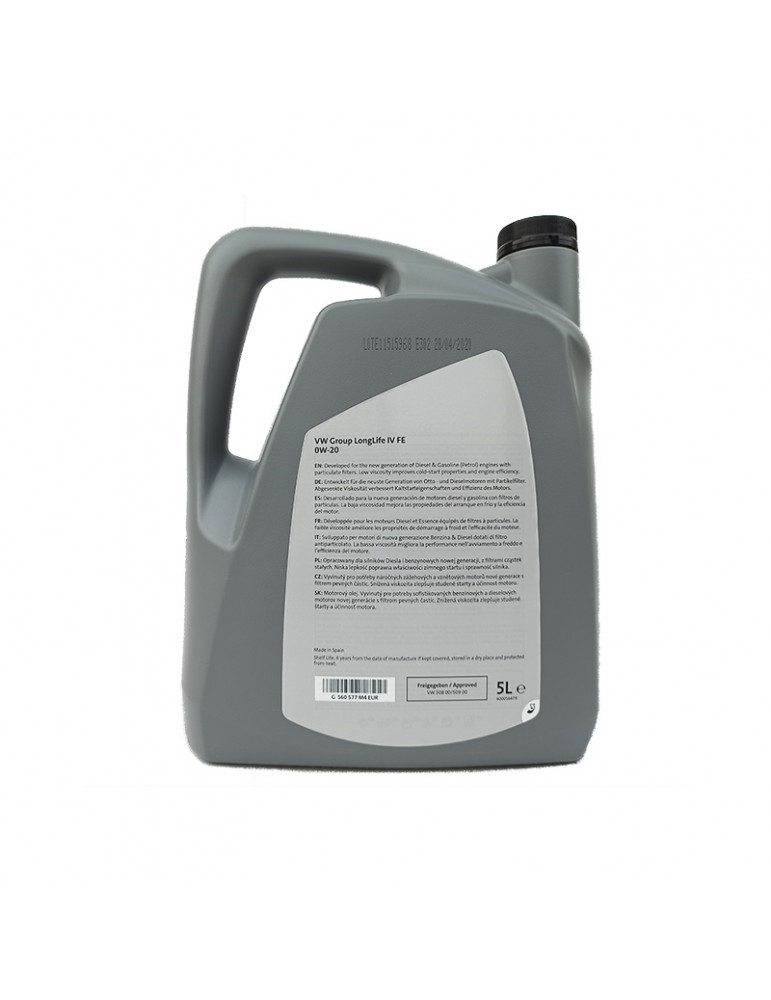 VW Original 0W20 LL04 50800/50900 5L.